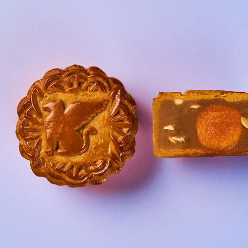 Single Yolk Lychee Lotus Paste Mooncake
