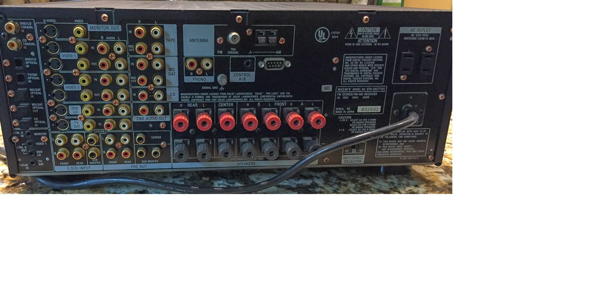 Sony STR-DA777es One of the Great Audiophi... For Sale | Audiogon