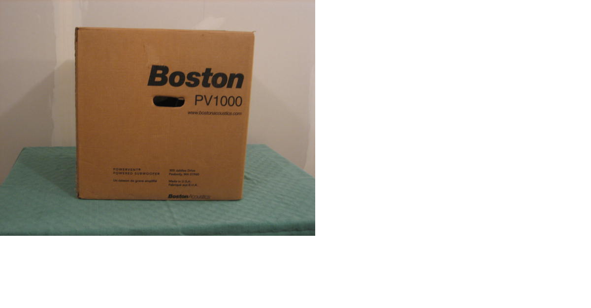 Boston Acoustics PV1000 Subwoofer, New in ... For Sale | Audiogon