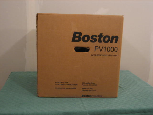 Boston Acoustics PV1000 Subwoofer, New in ... For Sale | Audiogon