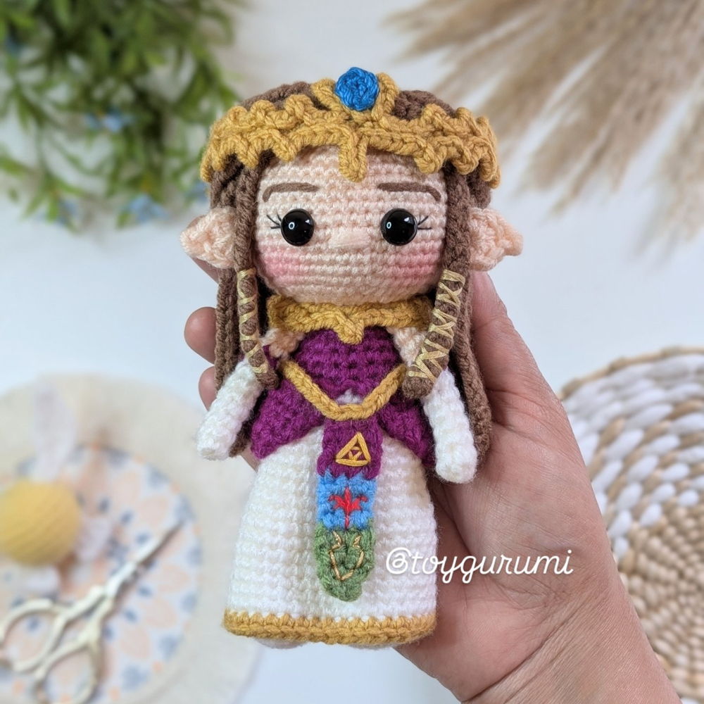 Princess Zelda Legend of Zelda Amigurumi