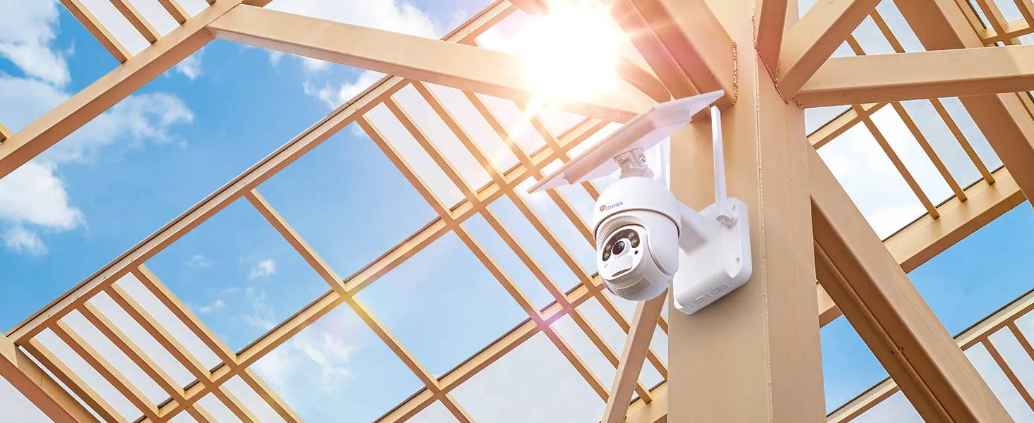 Ctronics 3G/4G LTE Solar Surveillance Camera on 14400mAh Battery, 4G ...