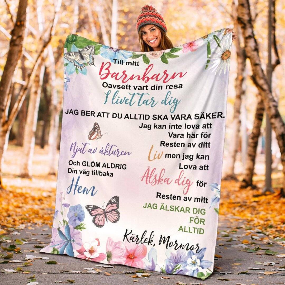 Till mitt barnbarn - Premium Filt™ – Citrance