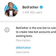 Регистрация бота в Telegram. Получение API-токена — Шаг 1 — Stepik