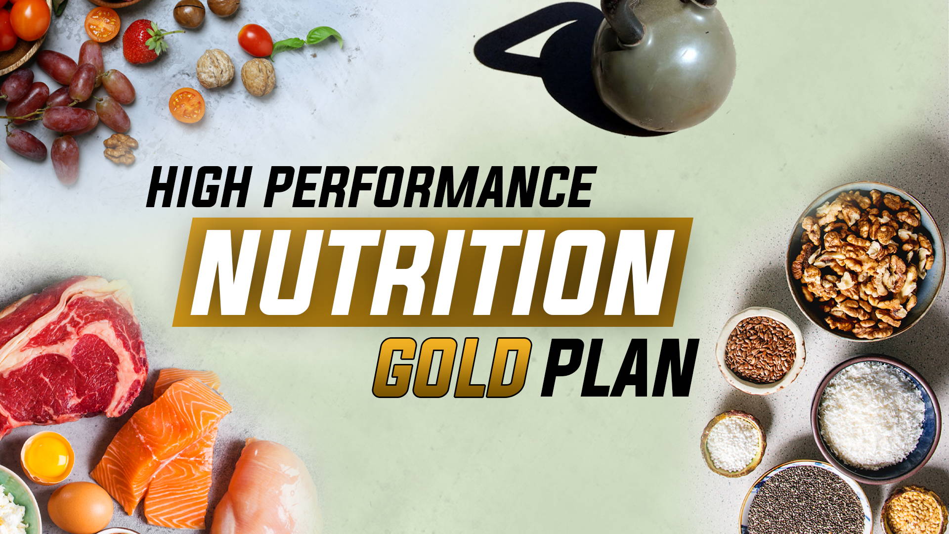 High Performance Nutrition Gold Plan – Garage Strength Performance Training