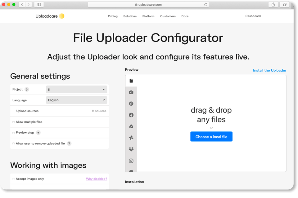 Serverless file upload for Meteor applications | Uploadcare