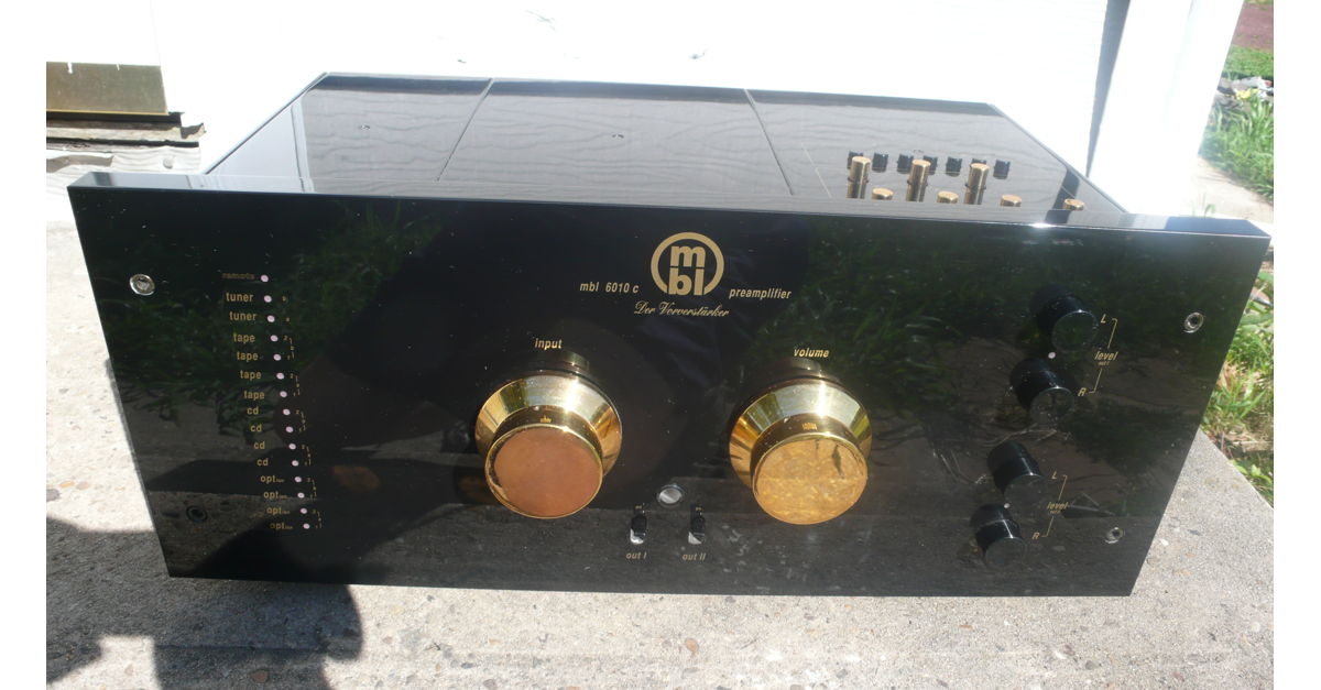 MBL 6010C preamplifier black/gold For Sale | Audiogon