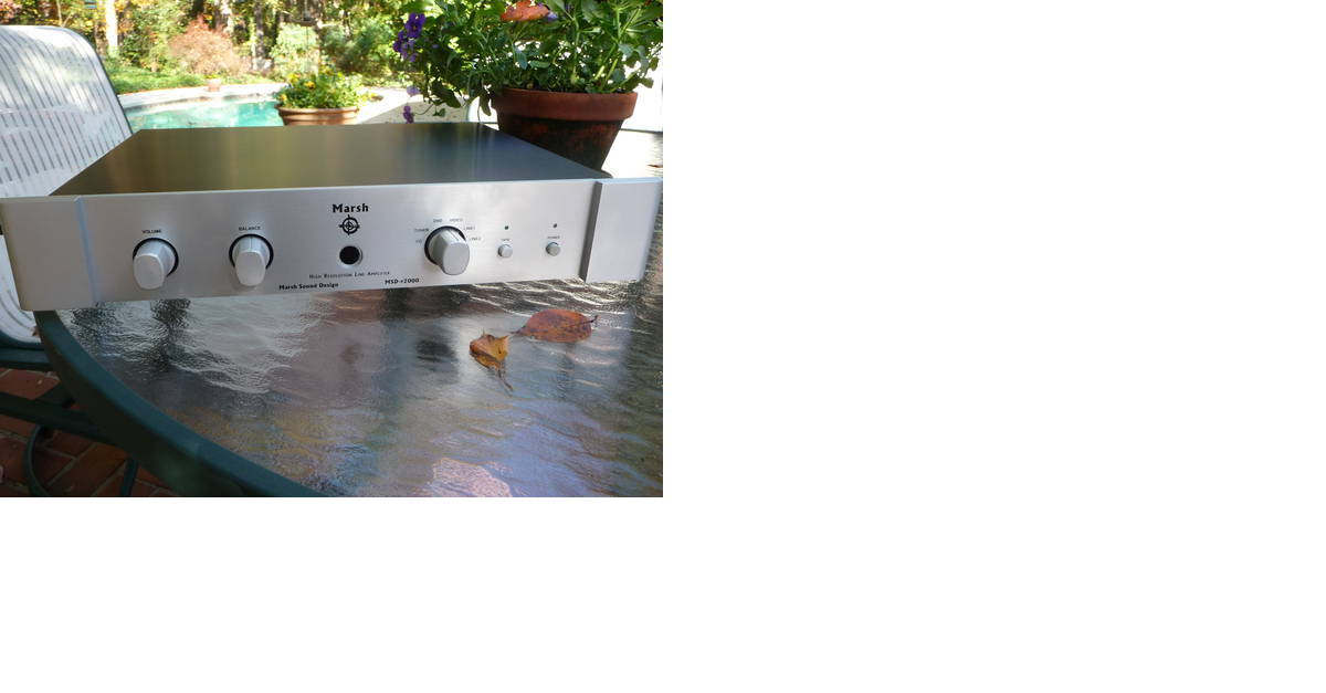 Marsh Sound Design MSD-p2000 preamp need i... For Sale | Audiogon