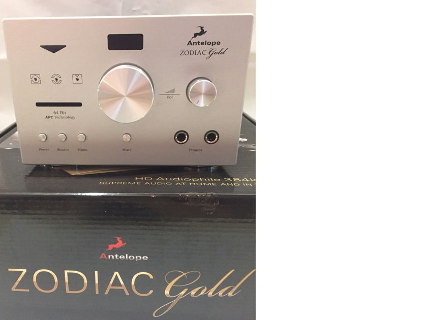 Antelope Audio Zodiac Gold DAC & Headphone Amplifier | DA Converters ...