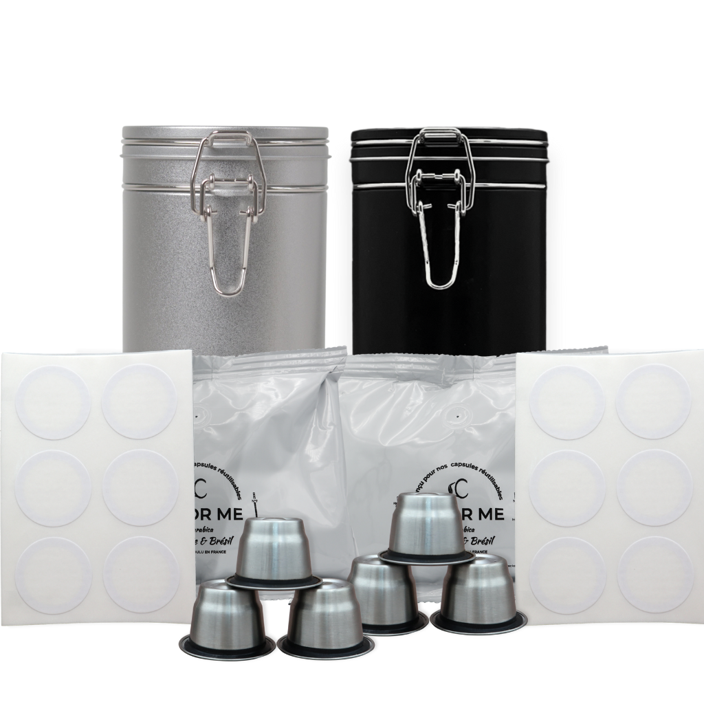 CAPS ME | CAPS KIT, café, opercules, et capsules réutilisables