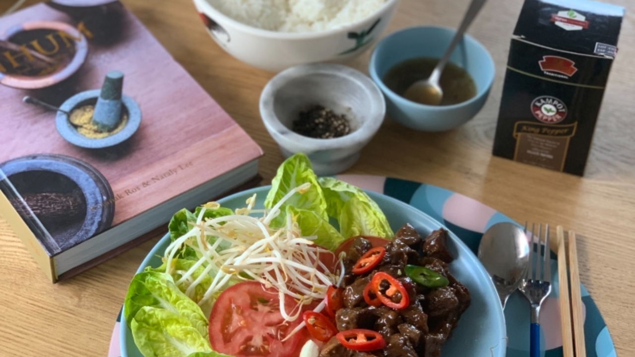 Beef Lok Lak - Southeast Asian Recipes - Nyonya Cooking