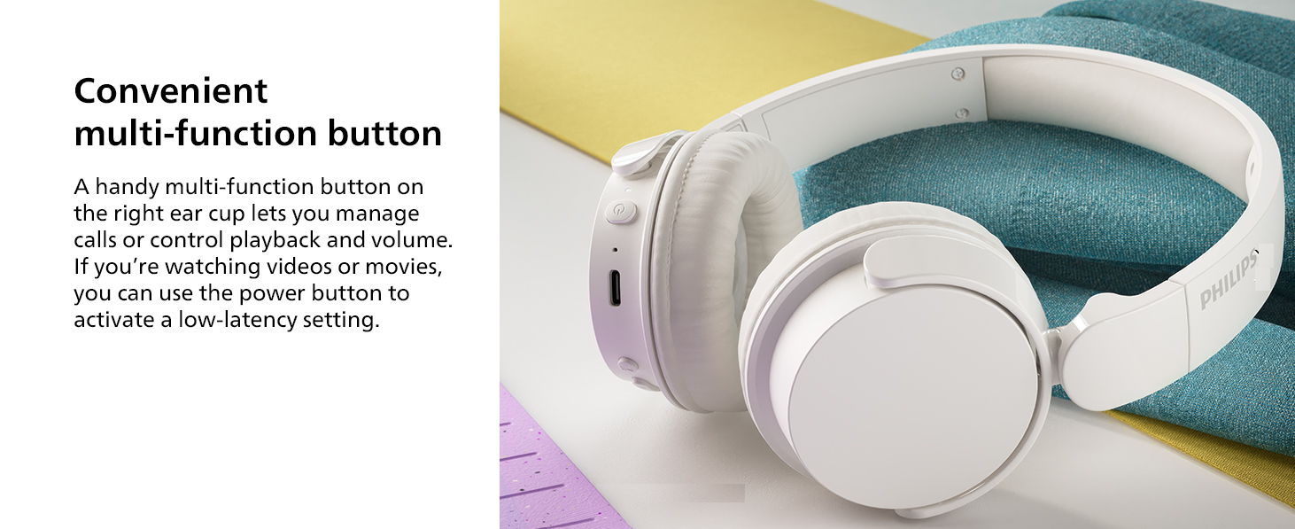 Philips TAH4209 On-Ear Headphone PINK - HiFi Corporation