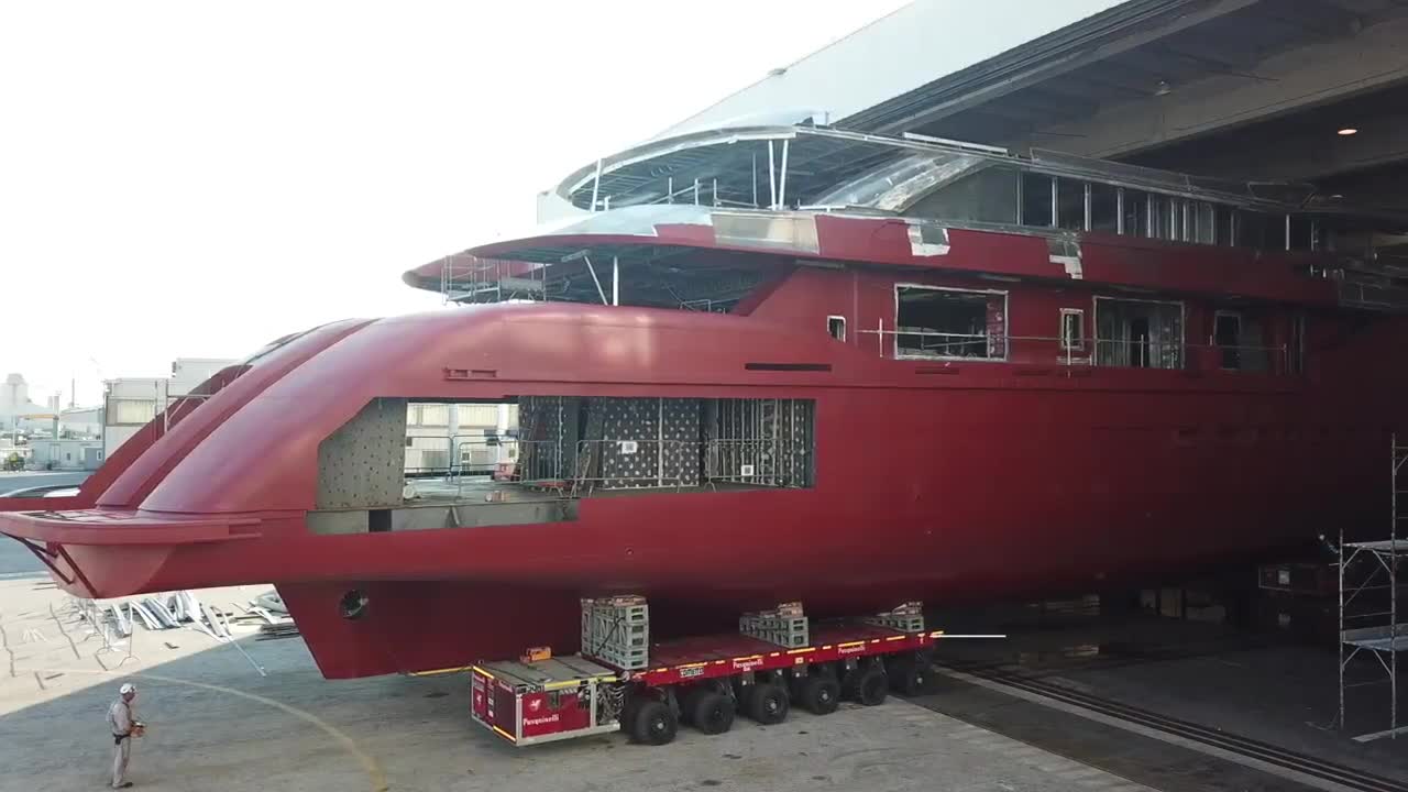ISA Classic 65m Emerges for Outfitting | Superyachts.com
