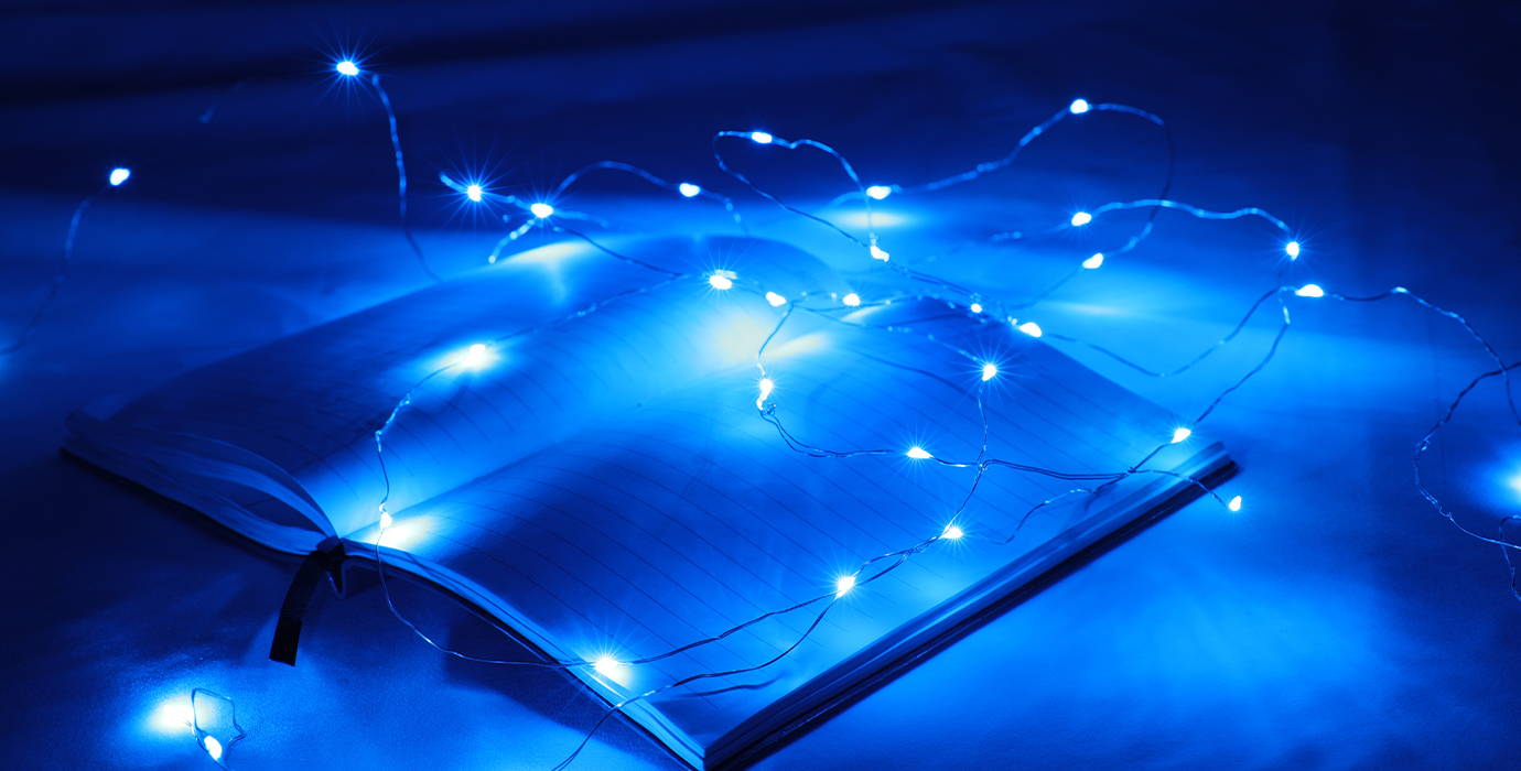 Onforu IP67 Blue LED String Fairy Light Battery Operated Silver String ...