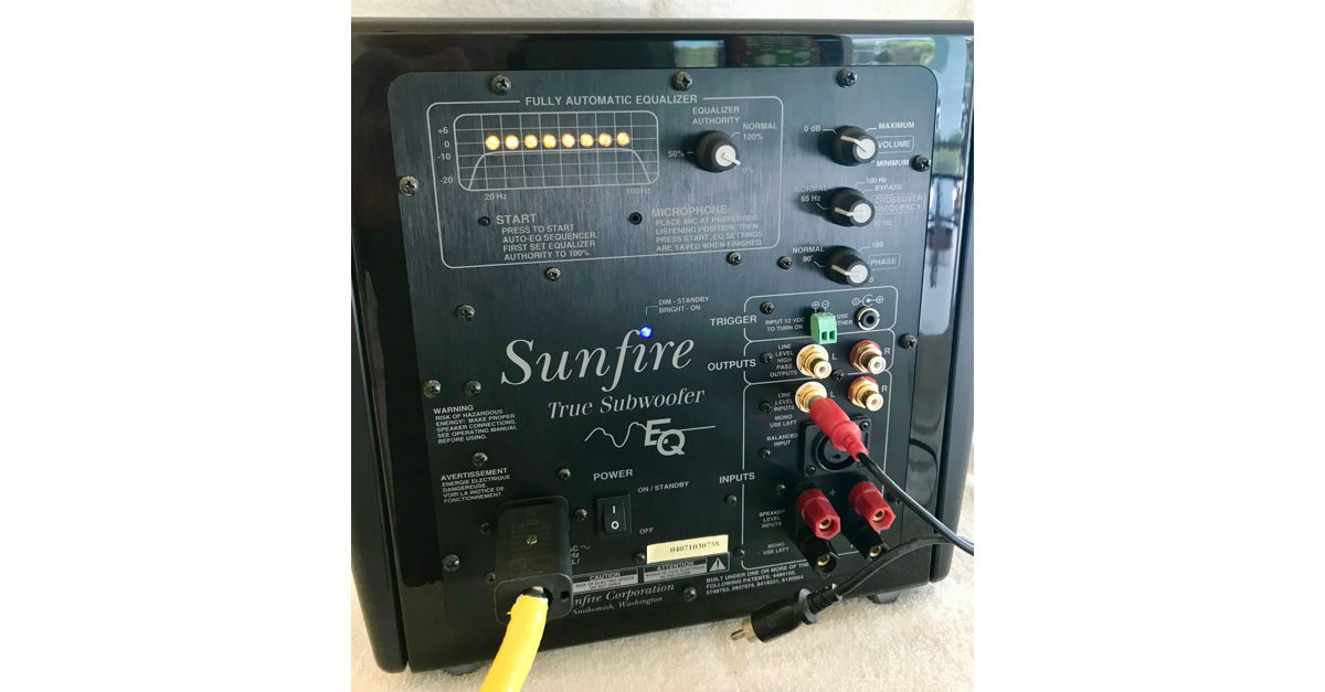 Sunfire True Subwoofer EQ For Sale | Audiogon