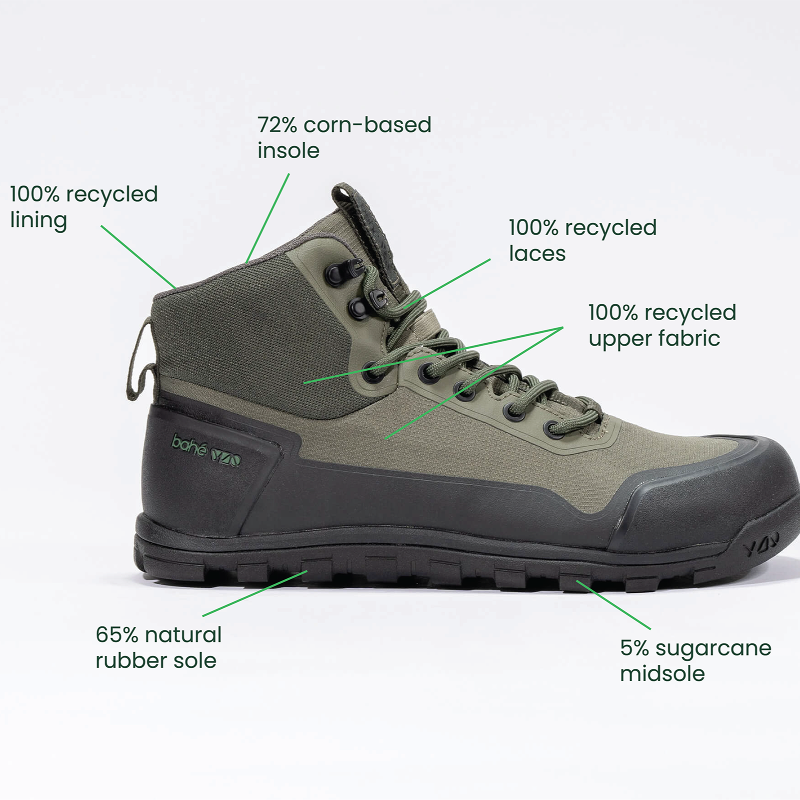 Bahé Barefoot Earthing Hiking Boot | Men's – Rowland Earthing