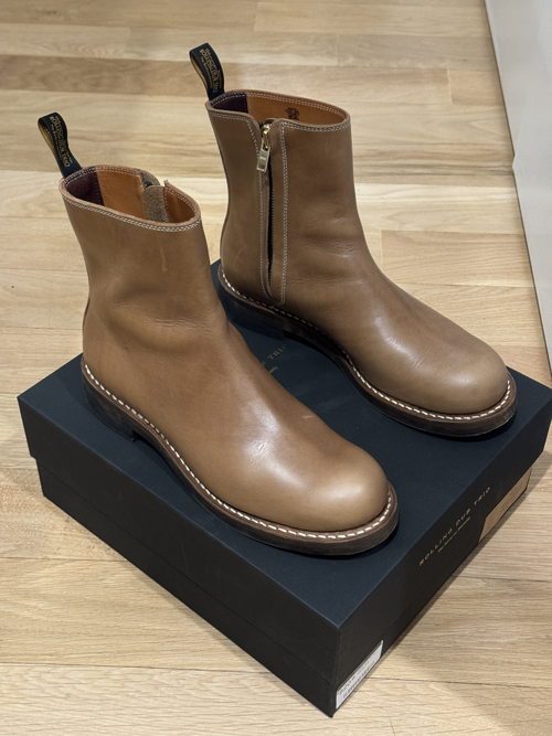 Casper Side Zip Boot - Natural Oil - $699.00 | Standard & Strange ...