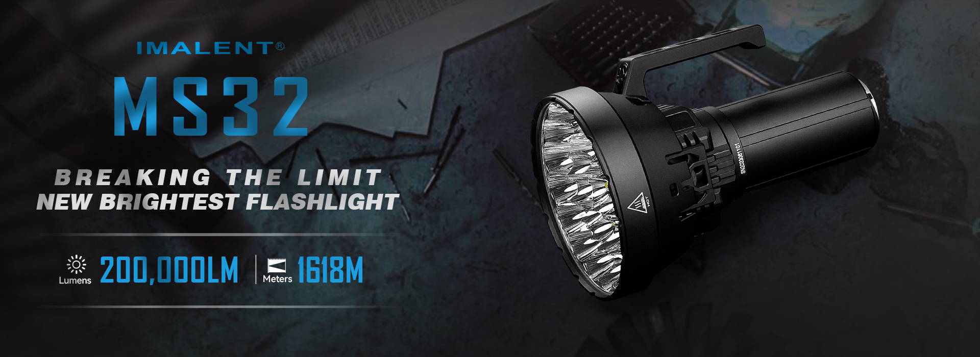 IMALENT® Brightest Flashlight & LED flashlight