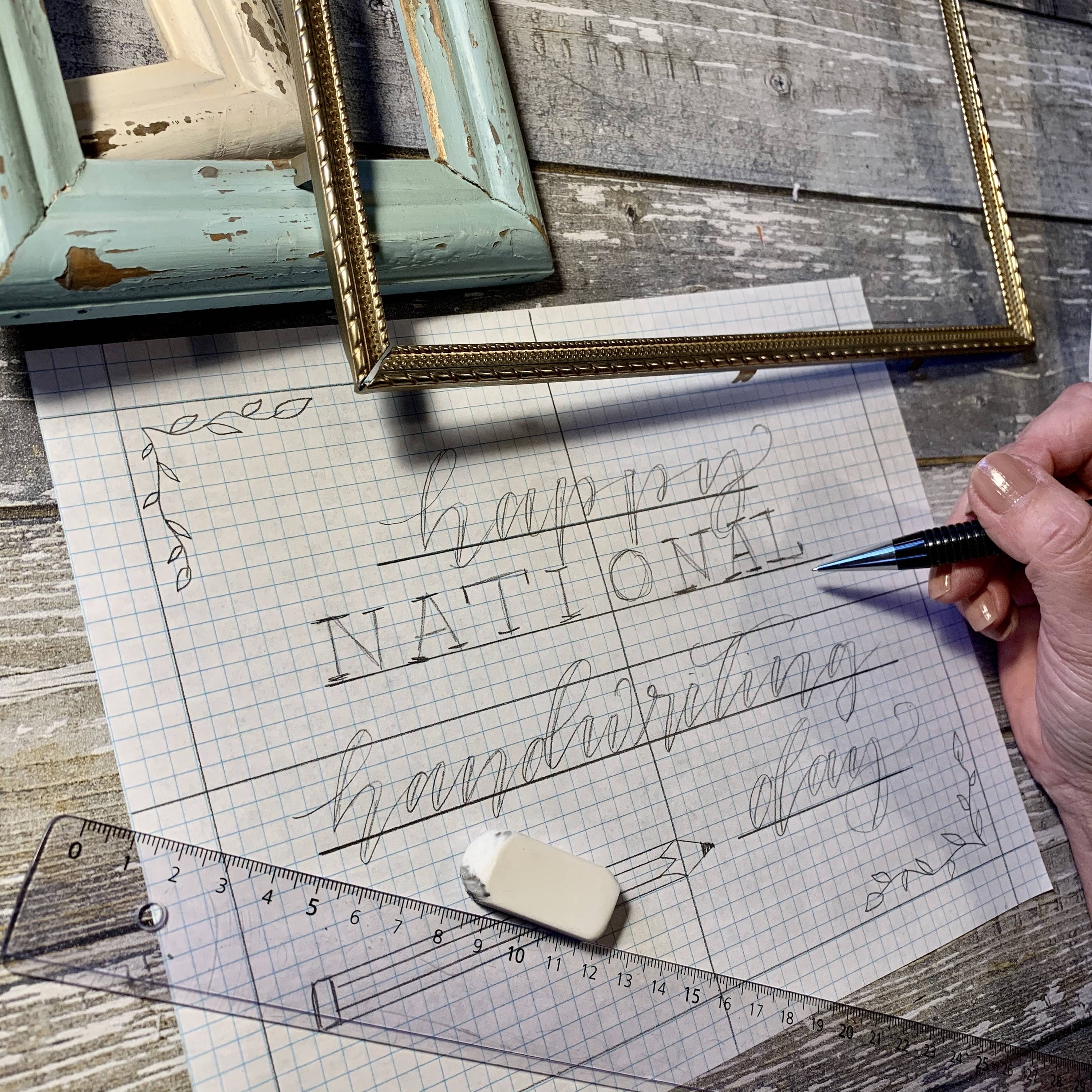 DIY Hand Lettering on Glass