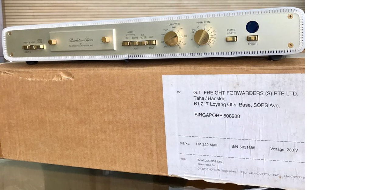 FM Acoustics FM 222 Mk2 Phono stage For Sale | Audiogon