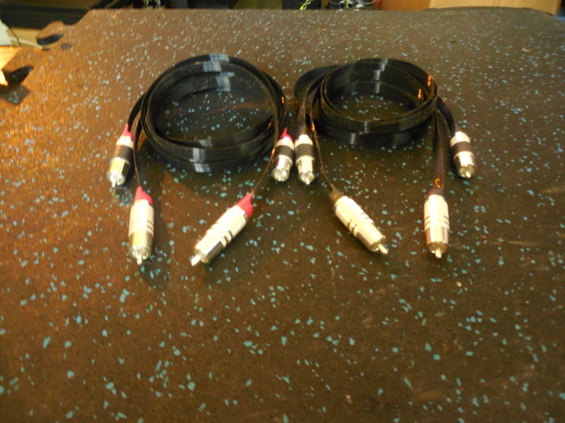 Black Shadow Ribbon RCA .5, .75, 1, 1.5, 2 Meter | Interconnects | Audiogon