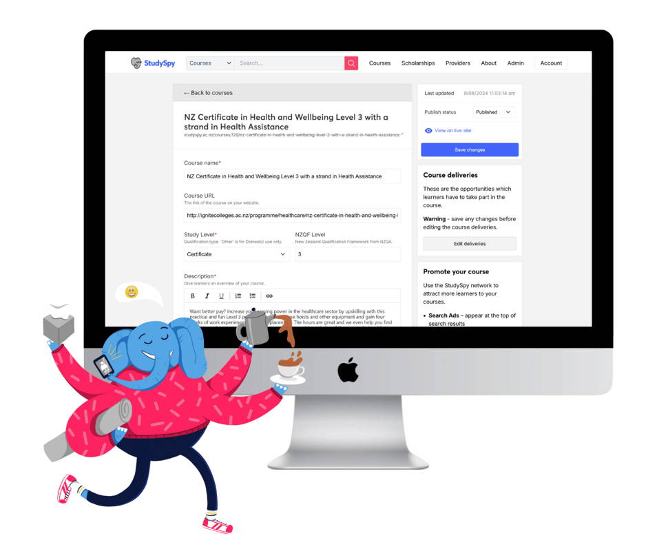 S﻿ign up for a StudySpy Provider Profile