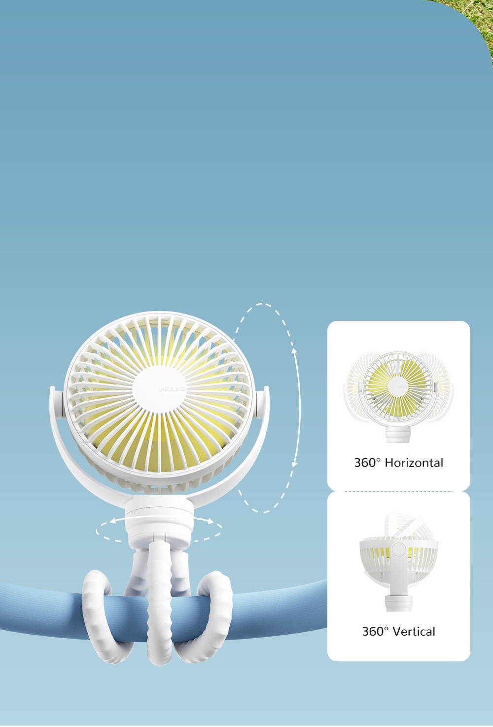 JISULIFE FA24 Mini Octopus Fan For Kids