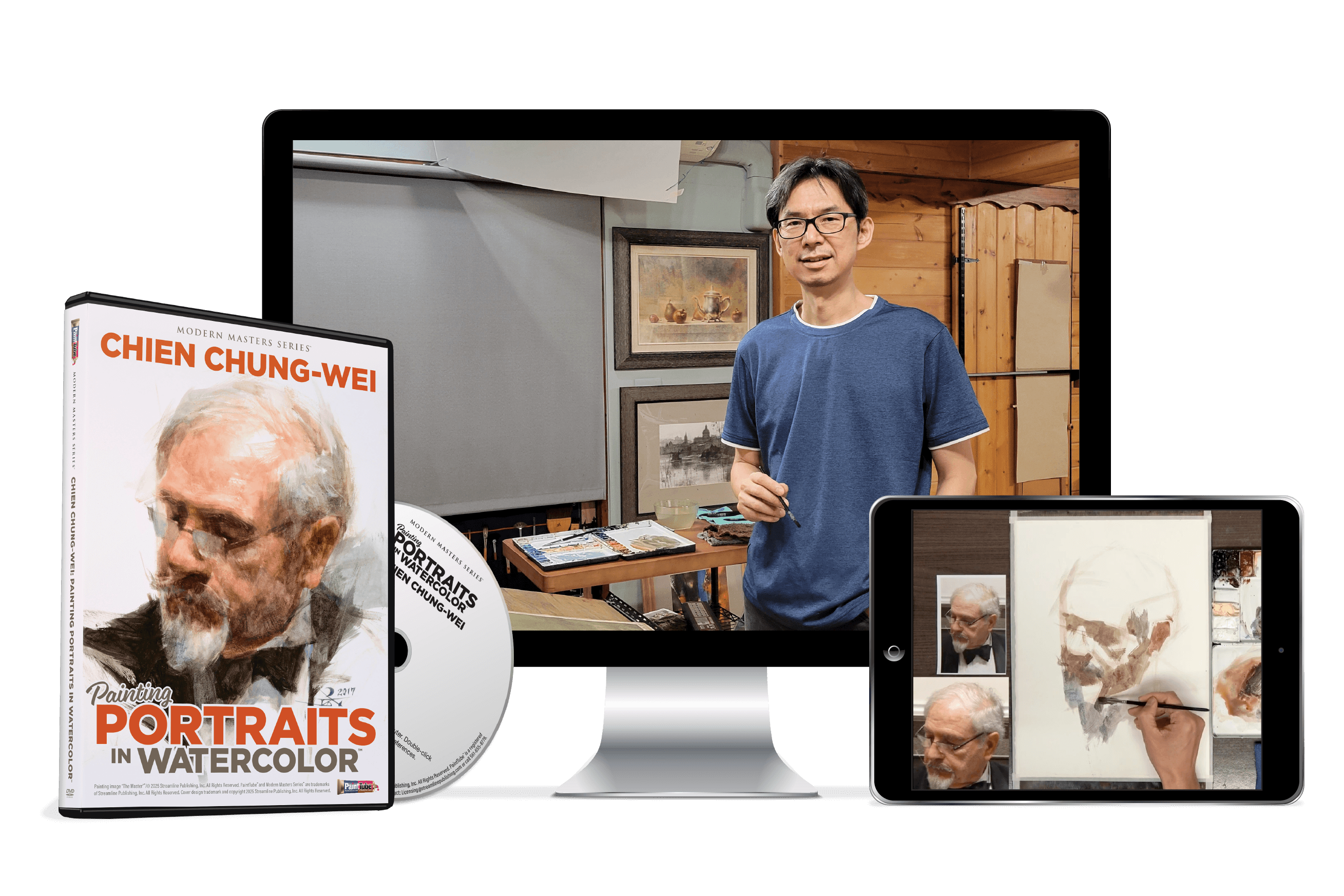 Chung-Wei 3: Painting Portraits in Watercolor - PaintTube.tv