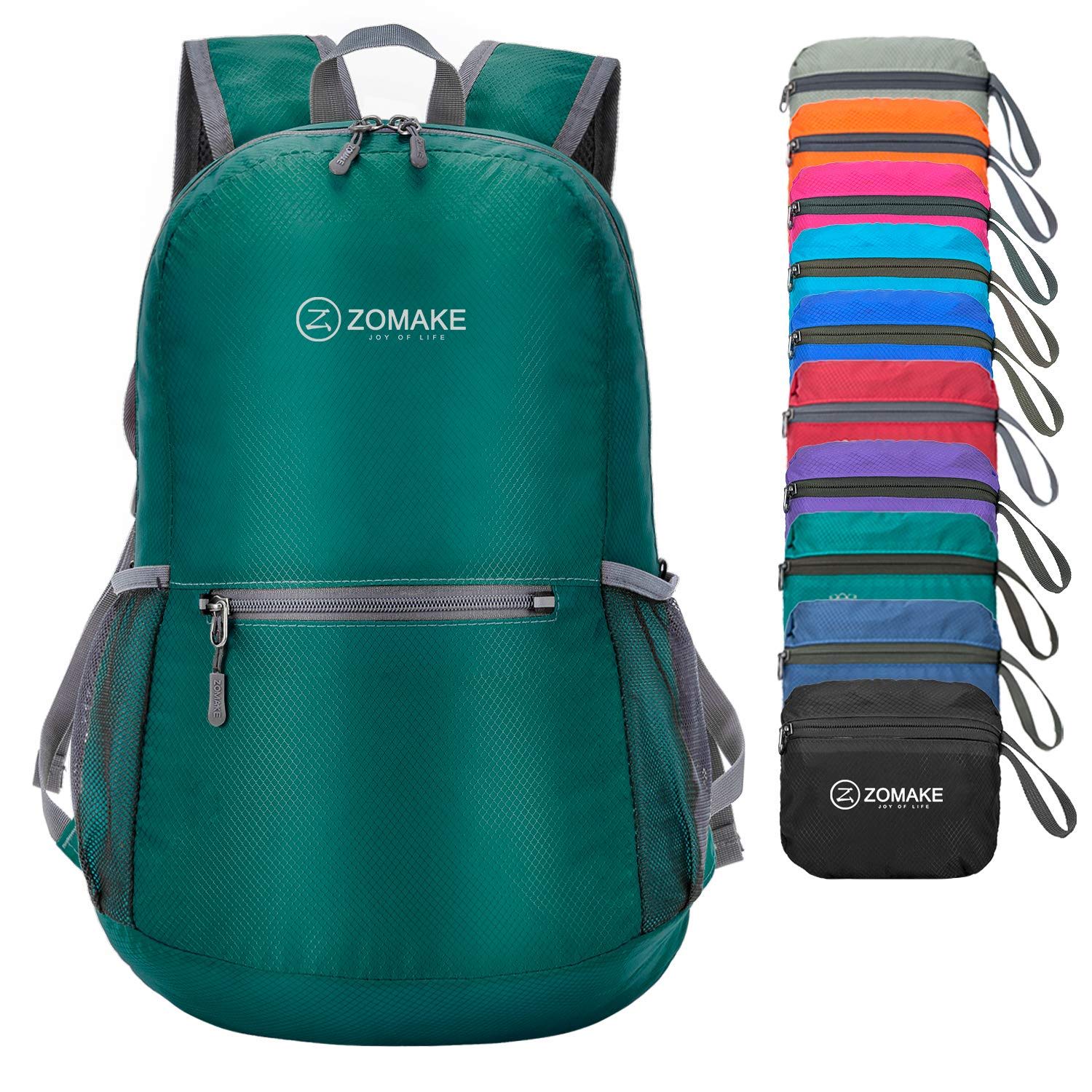 ZOMAKE 20L Ultra Lightweight Packable Backpack Water Resistant Hiking