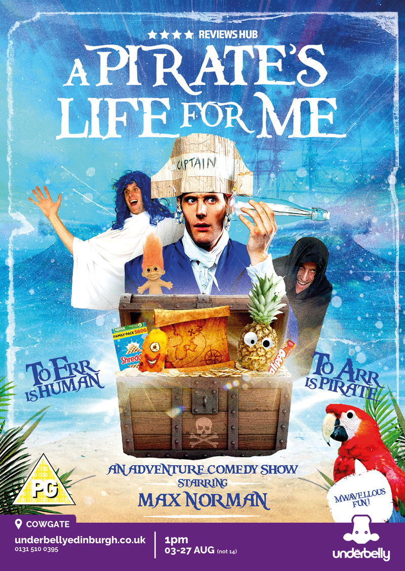 Max Norman: A Pirate's Life For Me - Comedy Poster Awards 2023
