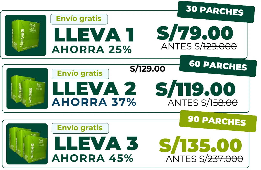 ITSUKI KENKO - Parche desintoxicante– Tiendaperú