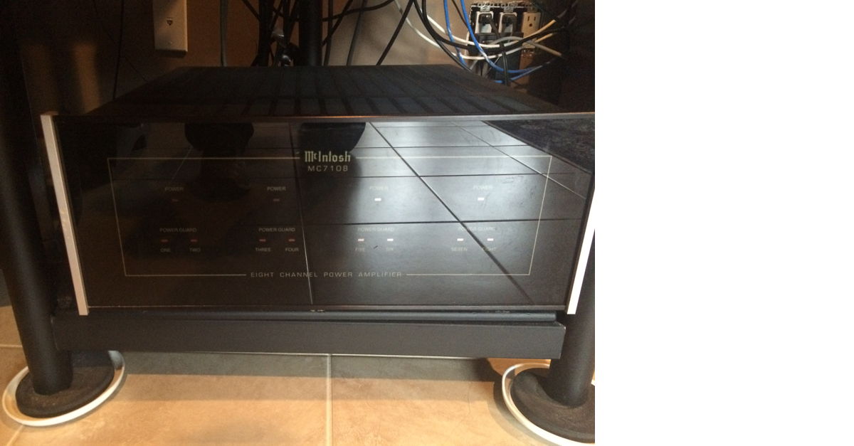 McIntosh MC-7108 Eight Channel Audiophile Amp For Sale | Audiogon