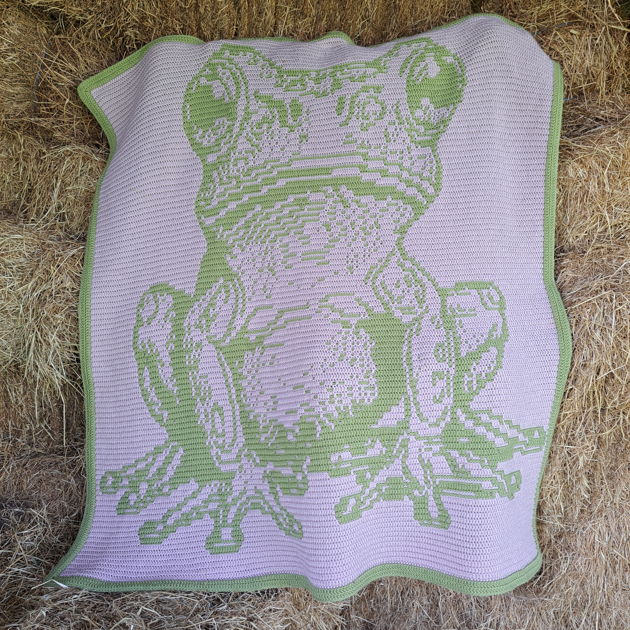 Easy Mr Hoppity - Frog Overlay Mosaic