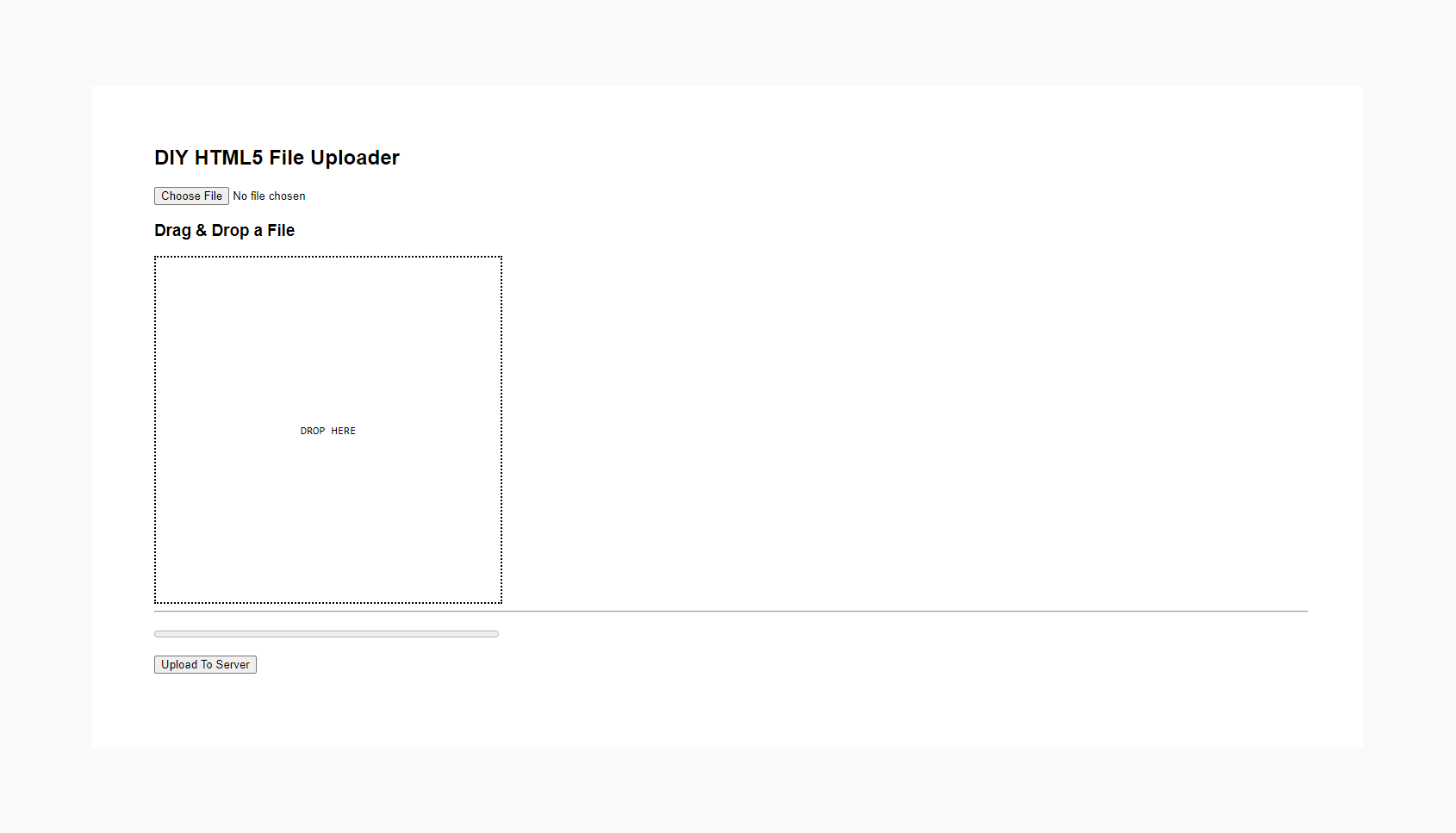 Developing An Html5 File Uploader With A Php Back End Uploadcare 8128