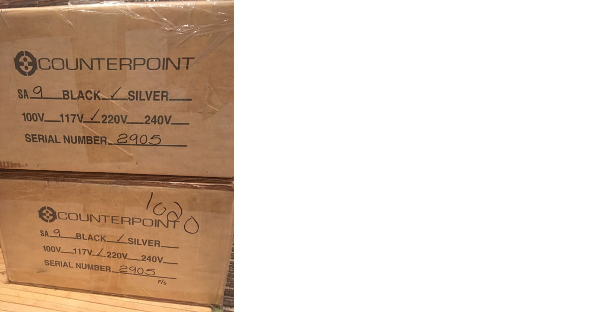 Counterpoint SA-9 For Sale | Audiogon