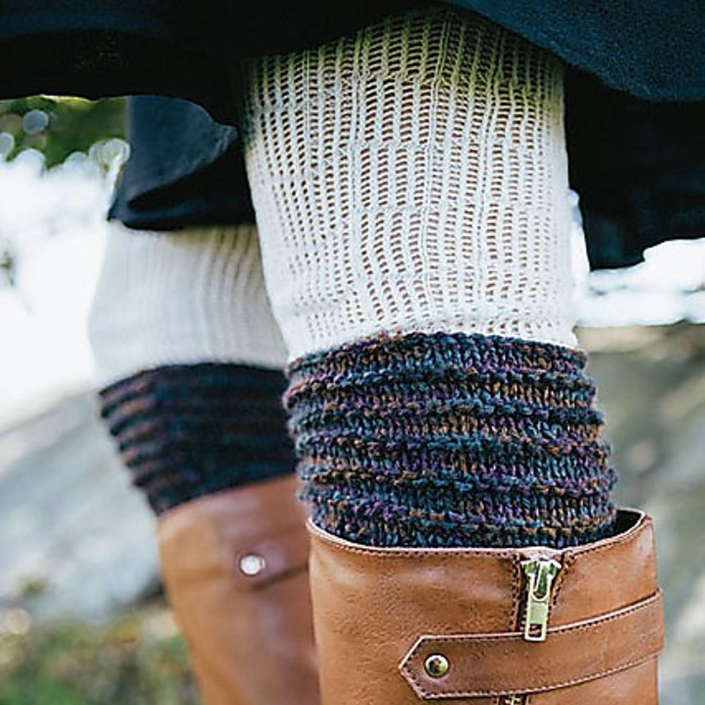 Easy Clan Fraser Boot Cuffs knitting pattern