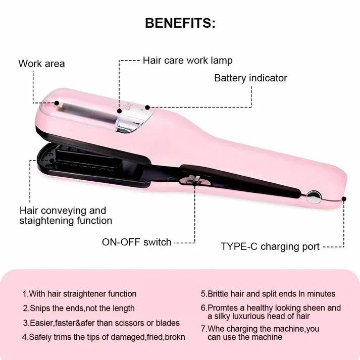 Bitrontix Split End Hair Trimmer (For Silky, Smooth & Shinny Hairs ...
