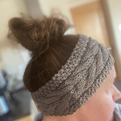 Corn Rows Headband FREE knitting pattern