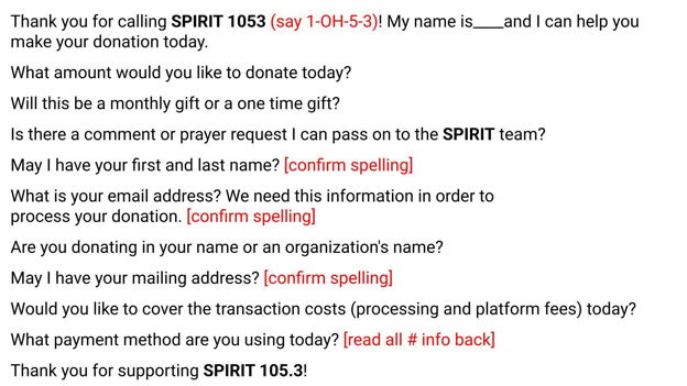 SPIRIT 105.3
