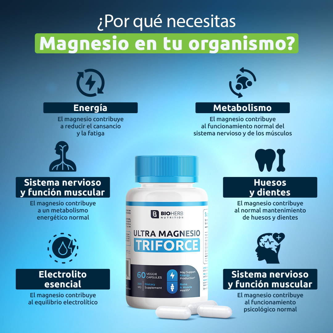 Ultra Magnesio TriForce – Bioherb Nutrition