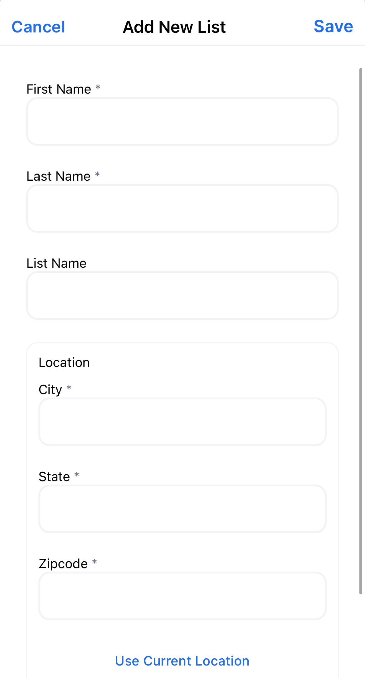 Quick Start Guide: App for Equipment Lists