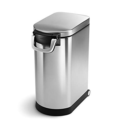 Simplehuman Storage Container vs simplehuman Stainless Steel Pet Food ...