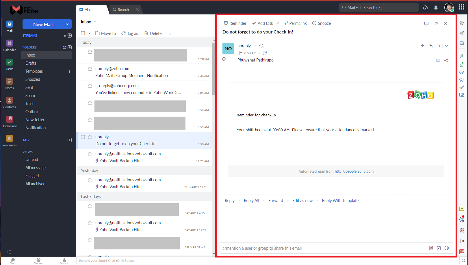 Mail Layout & Mail View Options
