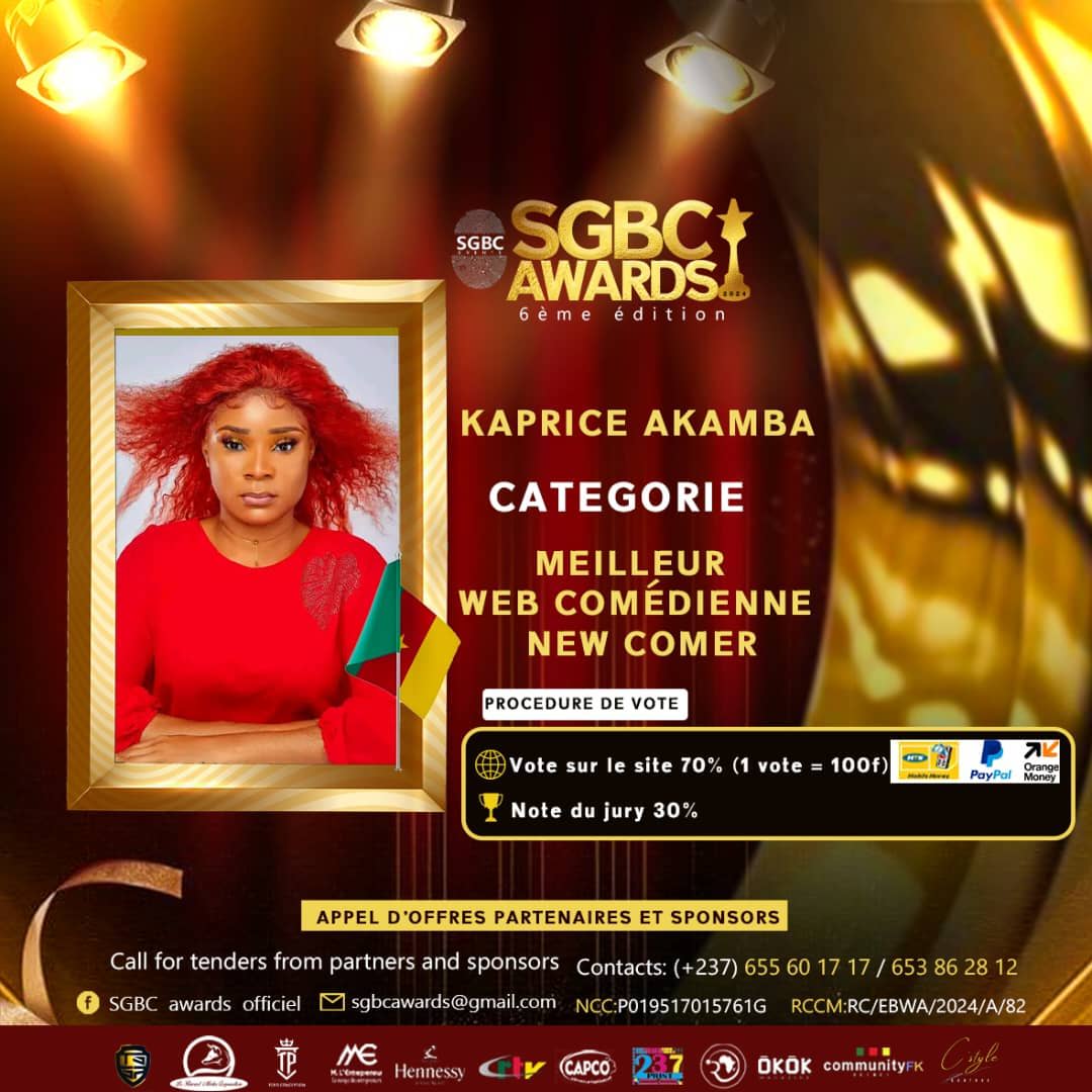KAPRICE AKAMBA pour SGBC AWARDS