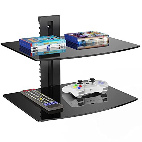 WALI Floating Shelf with Strengthened Tempered Glass vs Rustic ...