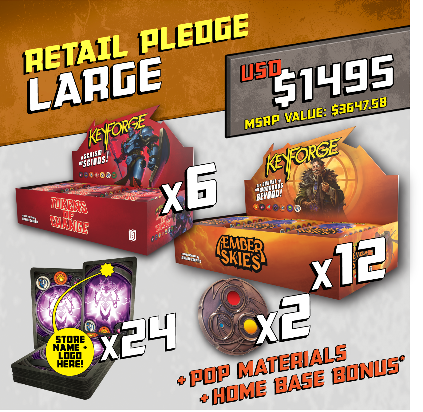 KeyForge Æmber Skies Retailer Information Page – Ghost Galaxy