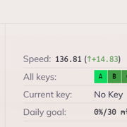 +100 слов + 10 знаков в минуту — Шаг 1 — Stepik