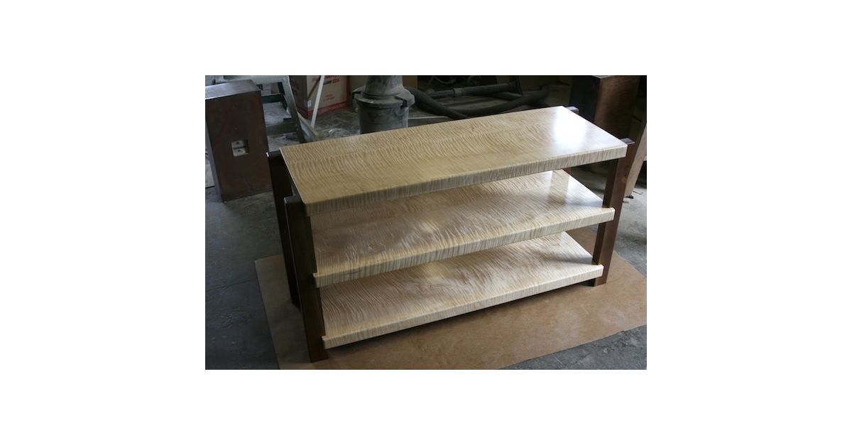 Timbernation Wide Stereo Rack - 3 Shelf Ti... For Sale | Audiogon