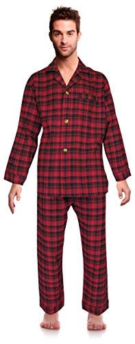 Classical Men’s Flannel Pajamas vs bootleg yoga pants - Slant
