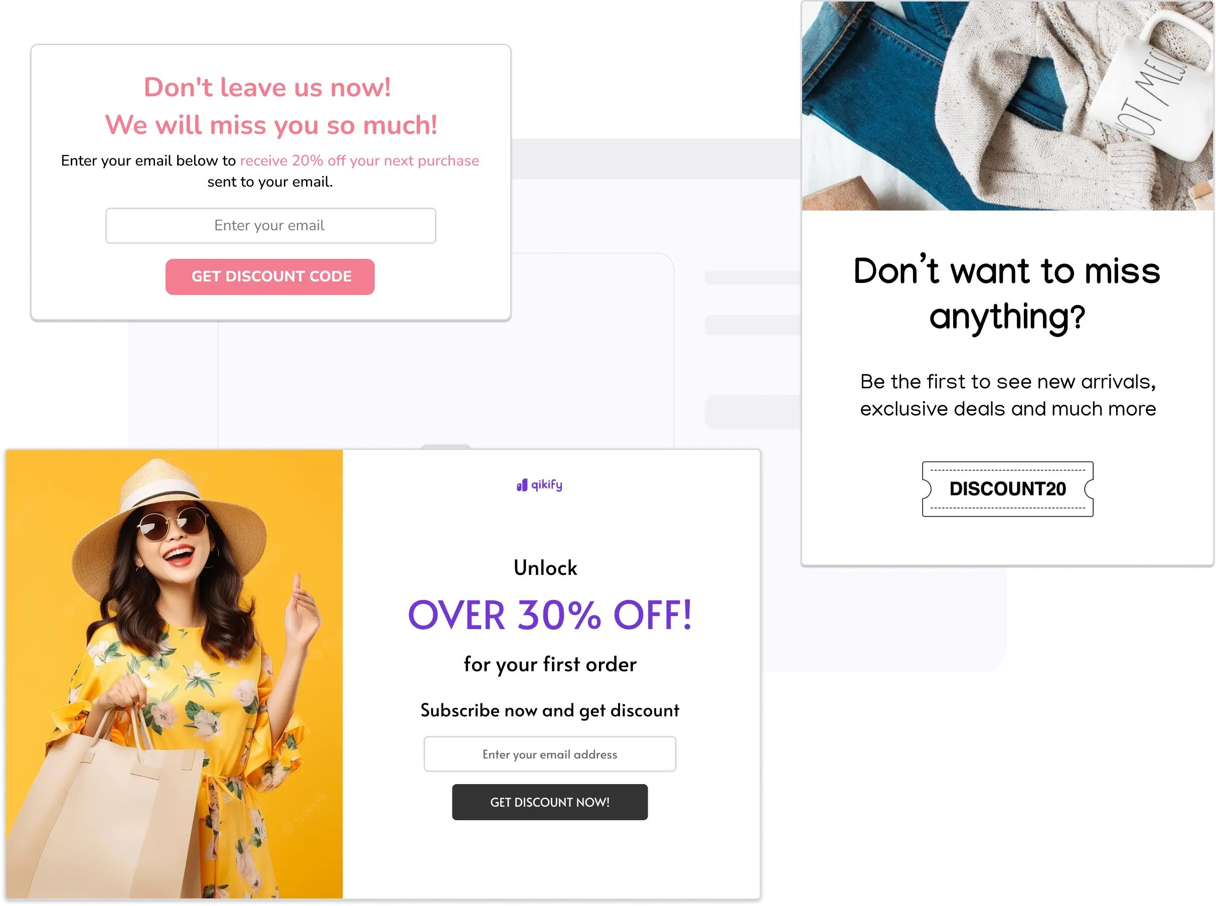 qikify #1 Shopify Sales Pop Up and Social Proof App – Qikify Landing Page